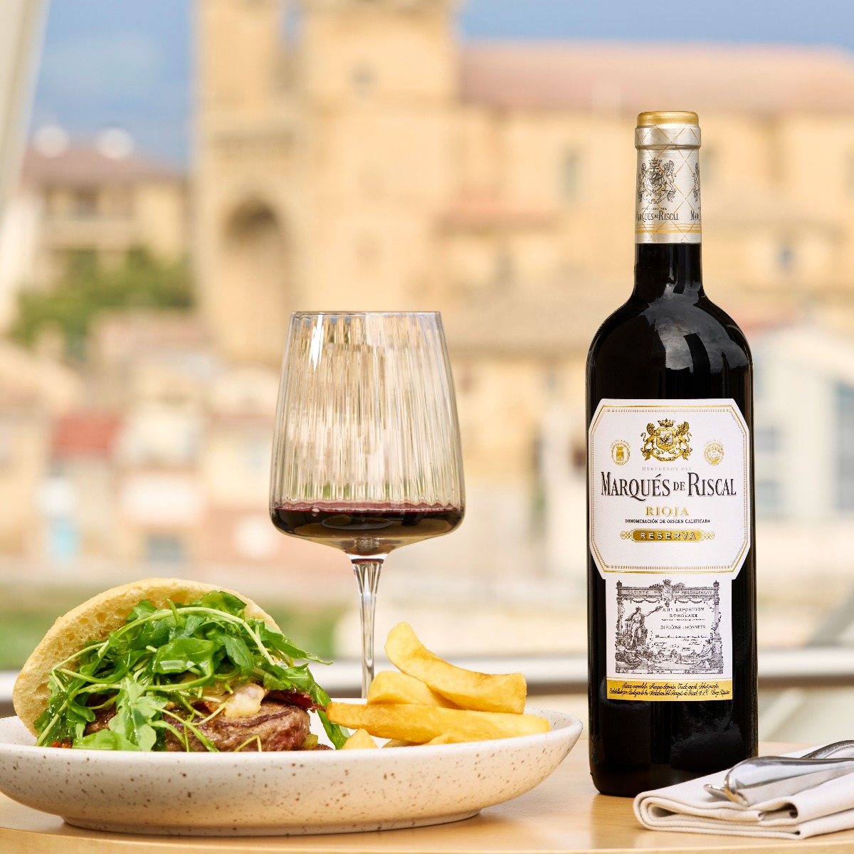 Marqués de Riscal Reserva 2021 - Caja de 6 botellas 75cl + 6 copas