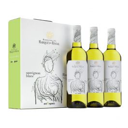 Marqués de Riscal Sauvignon Blanc Organic 2024-Estuche de cartón 3 botellas 75cl